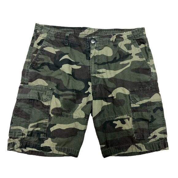 csg | Shorts | Csgcamo Ripstop Cargo Shorts Snap Button Mens Sz 38 ...